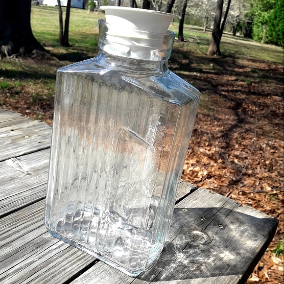 Anchor Hocking | Kitchen | Vintage Anchor Hocking Clear Glass Pitcher ...